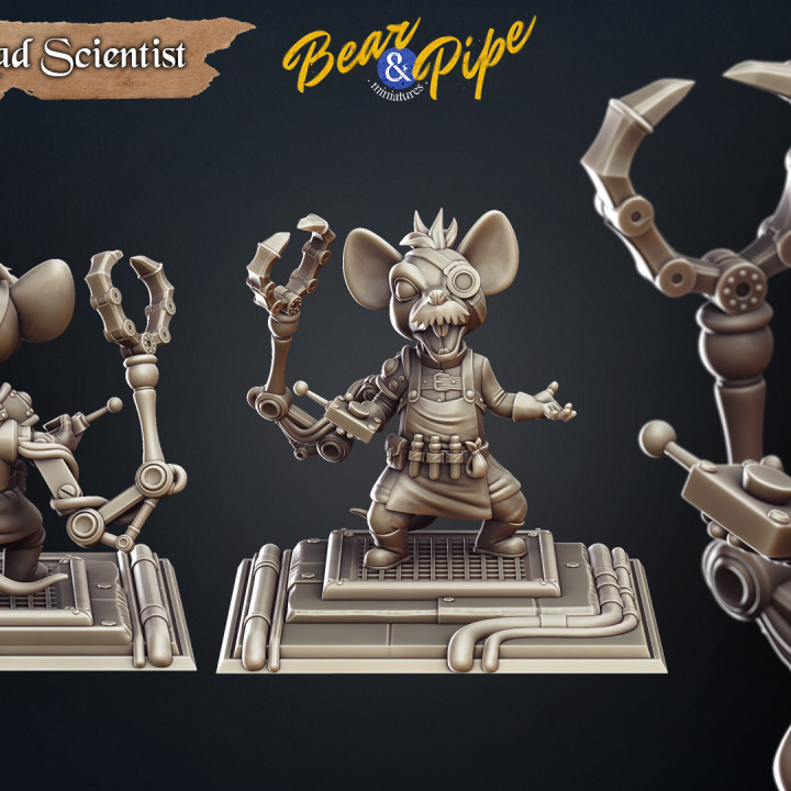 3D Printable Underground City - Alberto the Mad Scientist pre-supported ...