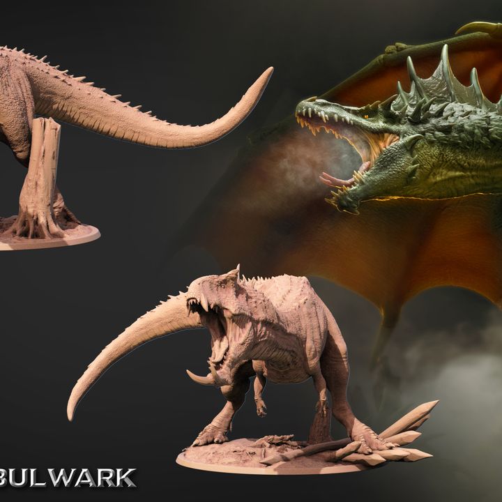 3D Printable Release : Reptile's Bulwark by Rescale Miniatures