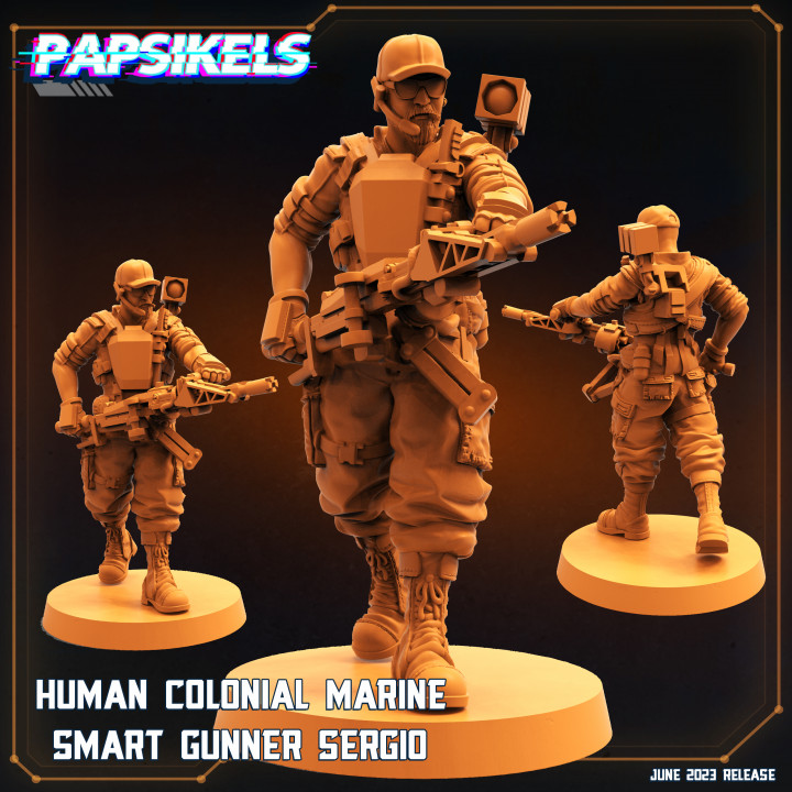 3D Printable JUNE 2023 RELEASE - ALIENS VS HUMANS PART 5 by PAPSIKELS ...