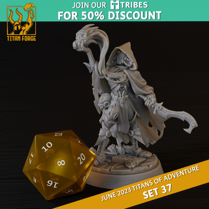 3D Printable RPG - DnD Hero Characters - Titans of Adventure Set 37 by ...