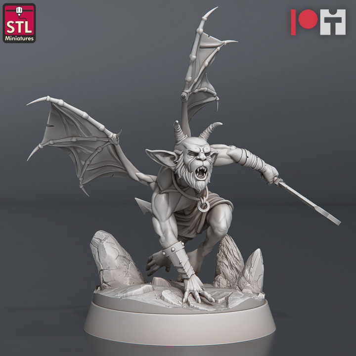 3D Printable Demons Set by STL Miniatures