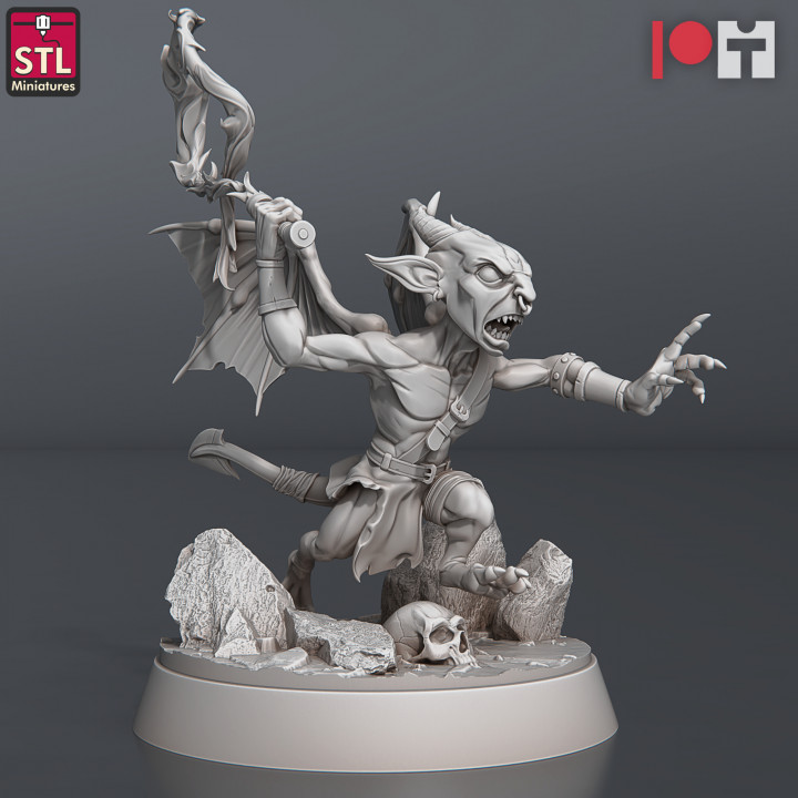 3D Printable Demons Set by STL Miniatures