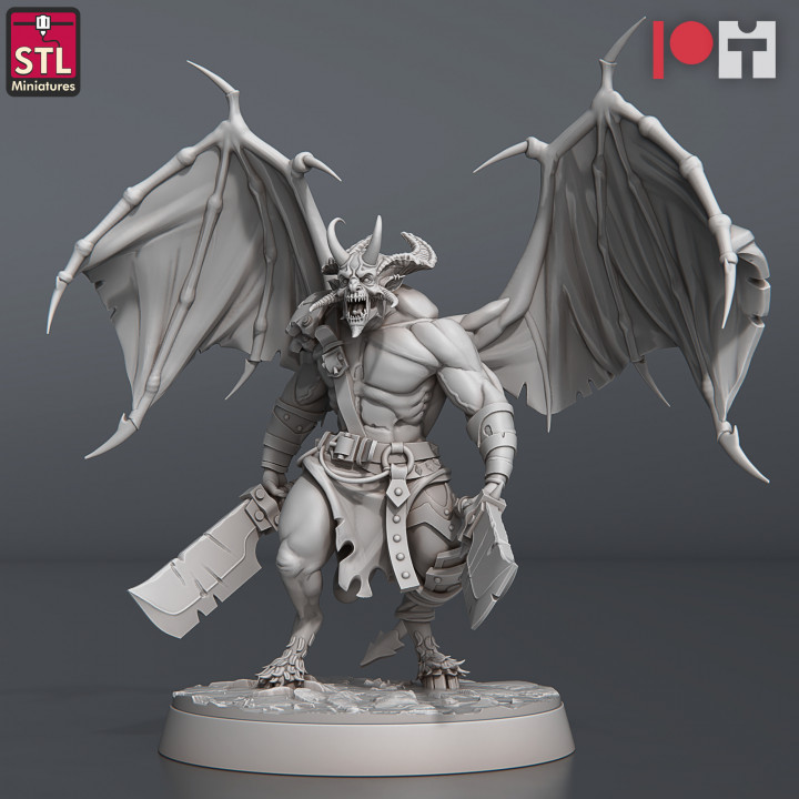 3D Printable Demons Set by STL Miniatures