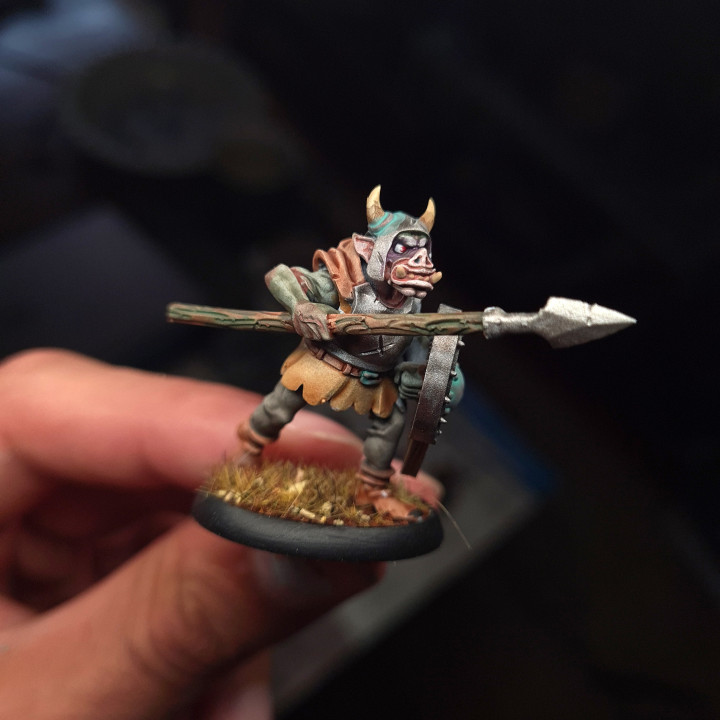3D Printable Pig-Faced Orcs Kit (Modular) by Warp Miniatures