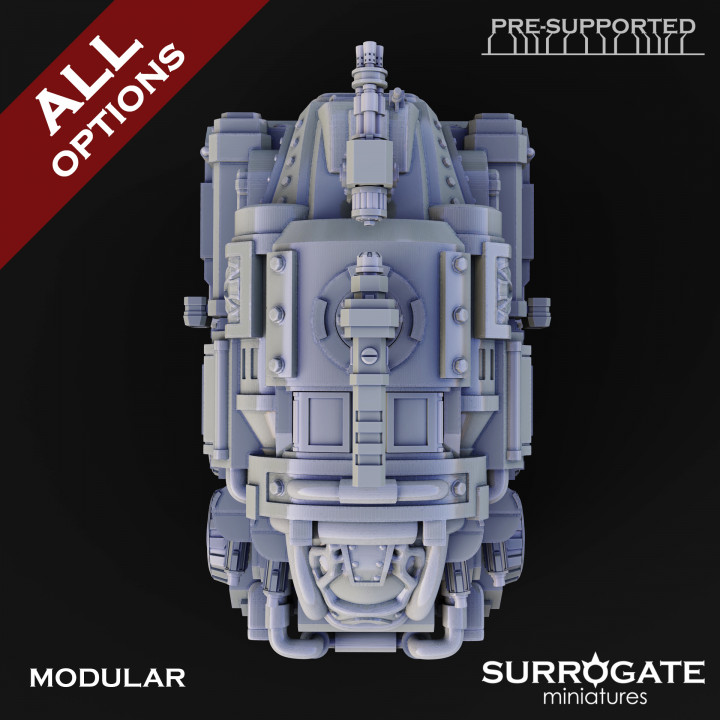 3D Printable Mountain Breaker, Surrogate Miniatures May 2023 Modular ...