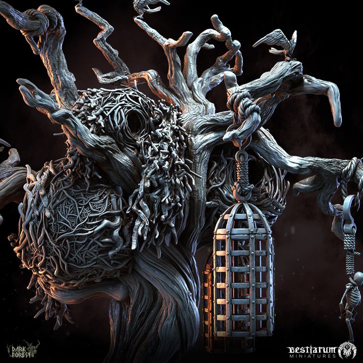 3D Printable Hangman Trees x2 | Dark Forest | Terrain - Fantasy by ...