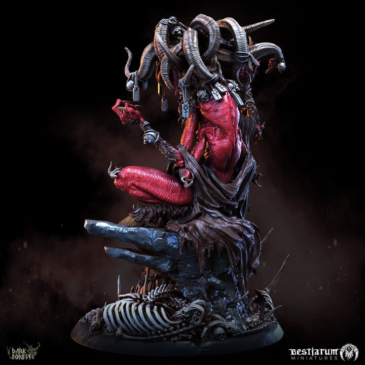 3D Printable Baphomet | Children of Baphomet | Beastmen by Bestiarum ...