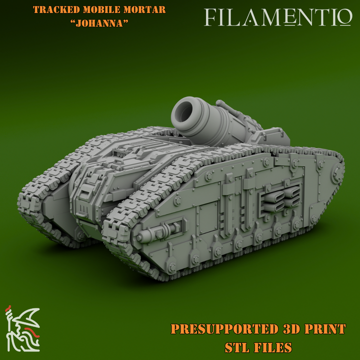 3D Printable Tracked Fire Support Vehicles "Johanna" & "Brunhilde" by ...