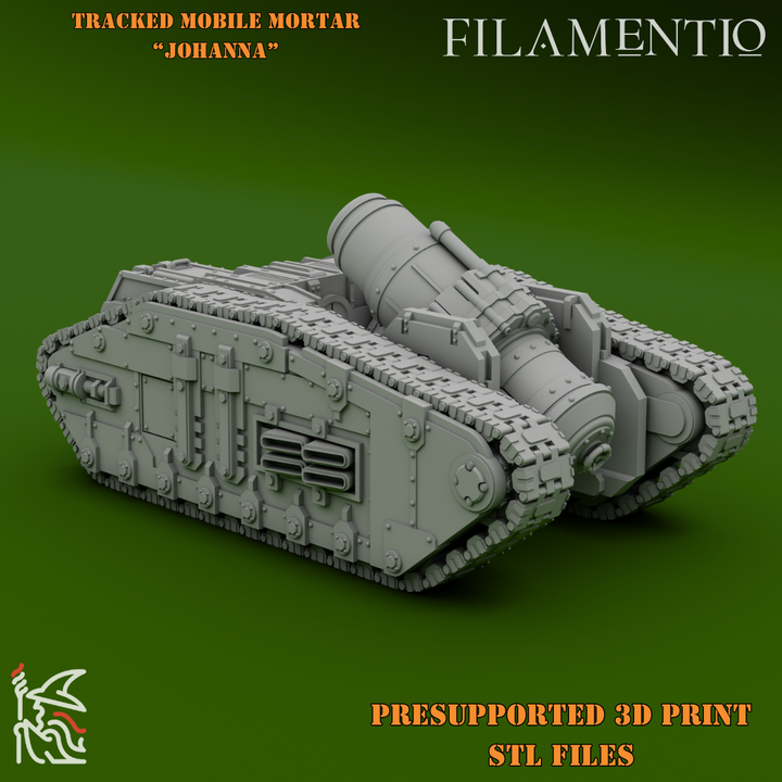 3D Printable Tracked Fire Support Vehicles "Johanna" & "Brunhilde" by ...