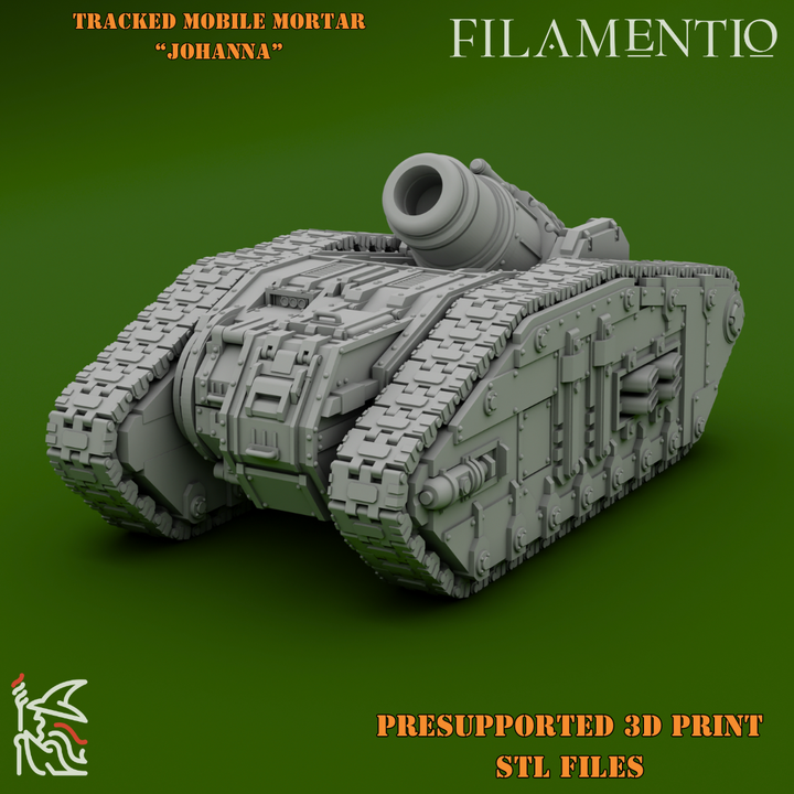 3D Printable Tracked Fire Support Vehicles "Johanna" & "Brunhilde" by ...