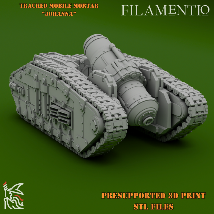 3D Printable Tracked Fire Support Vehicles "Johanna" & "Brunhilde" by ...