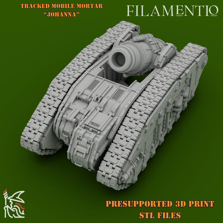 3D Printable Tracked Fire Support Vehicles "Johanna" & "Brunhilde" by ...