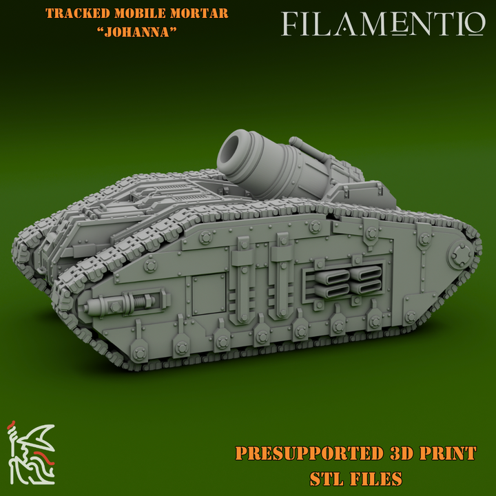 3D Printable Tracked Fire Support Vehicles "Johanna" & "Brunhilde" by ...