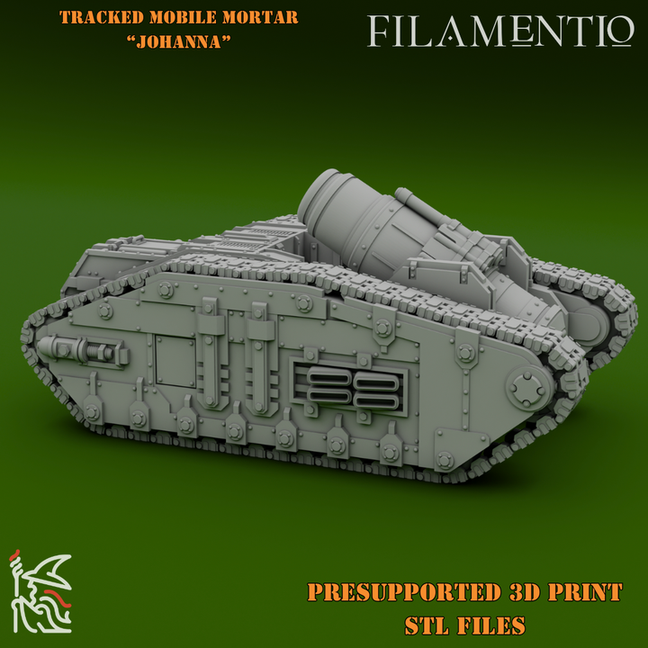 3D Printable Tracked Fire Support Vehicles "Johanna" & "Brunhilde" by ...