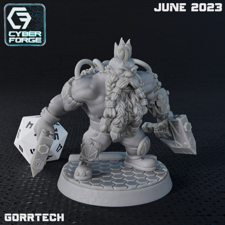 3D Printable Cyber Forge June 2023 by Titan Forge Miniatures