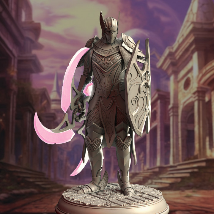 3D Printable High Elven Elite Guards - Leacianan Crownsguard by DM Stash