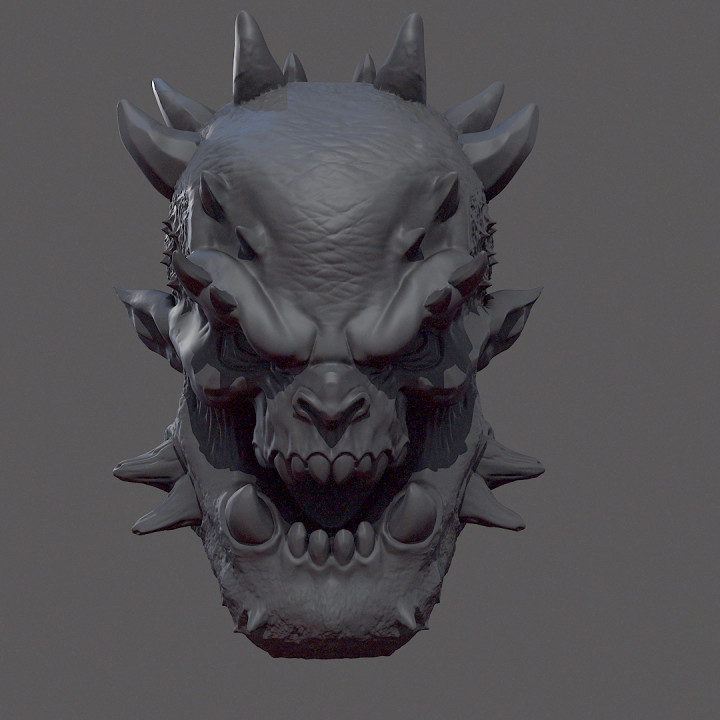 3D Printable Demon Kitbash Heads VOL. 1 (Make your own Demons with ...