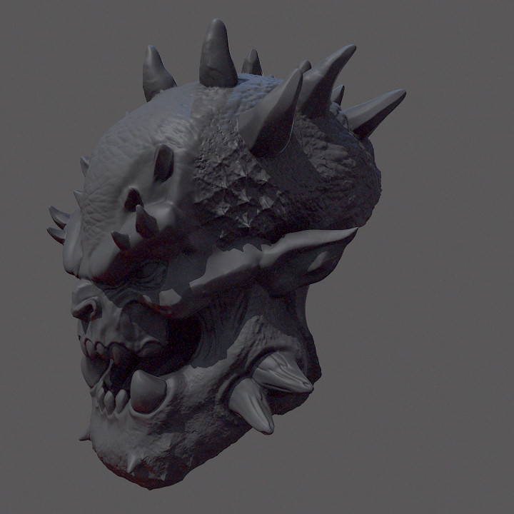 3D Printable Demon Kitbash Heads VOL. 1 (Make your own Demons with ...