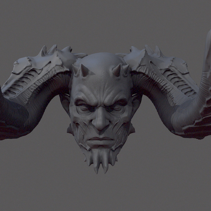 3D Printable Demon Kitbash Heads VOL. 1 (Make your own Demons with ...