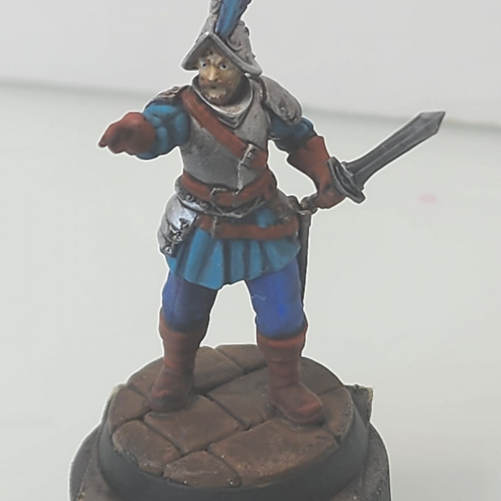 3D Print of Knight conquistador by gregoryyoung1