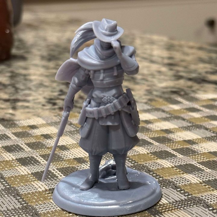 3D Print of The Wanderer - Samurai Cowboy by thedaukter