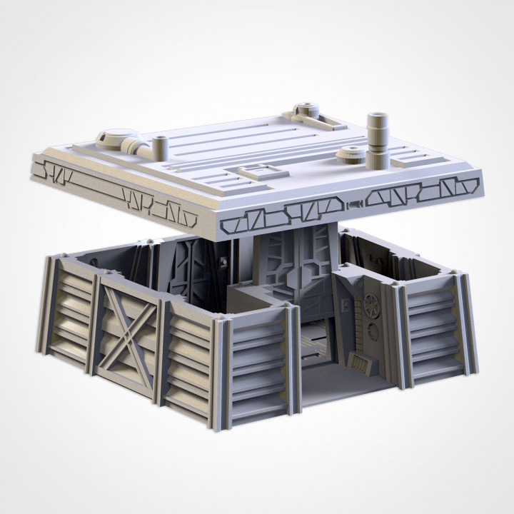 3D Printable BUNKERS by Txarli Factory