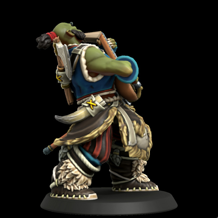 3D Printable Orc Bard by Rob Broad