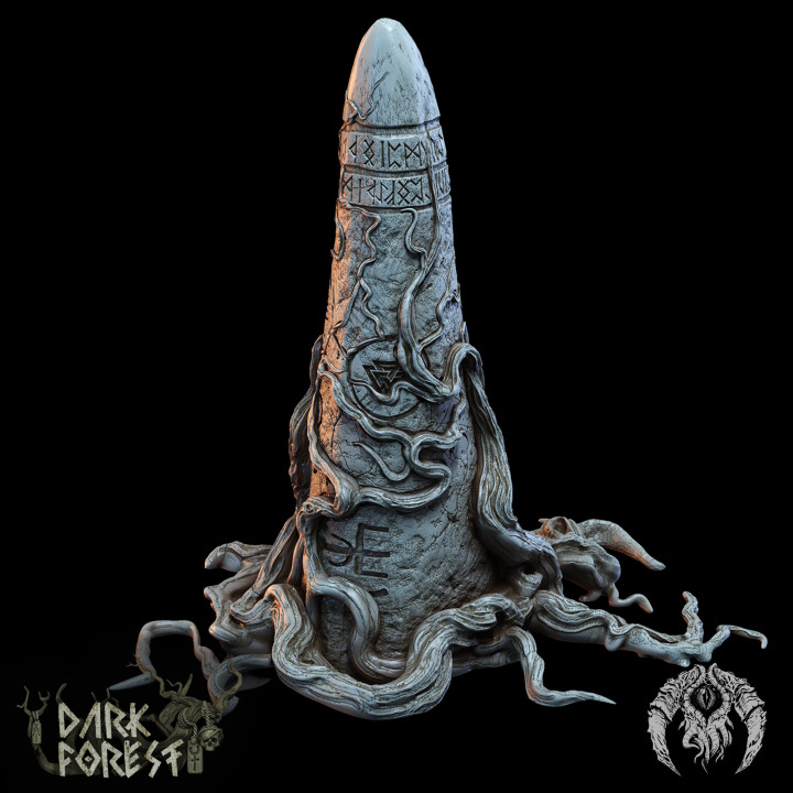 3D Printable Dark Forest: Terrain Collection by Bestiarum Miniatures