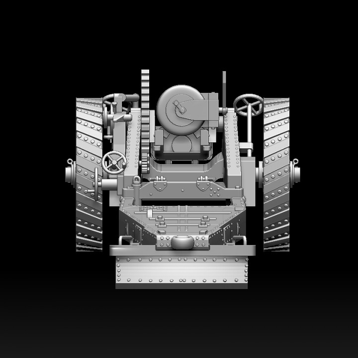 3D Printable Howitzer Mark VI UK by 3Dimontis
