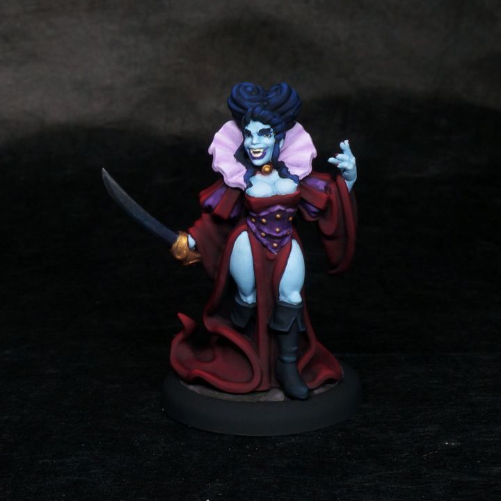 3D Print of Vampire Countess [PRE-SUPPORTED] by doctorfaust1