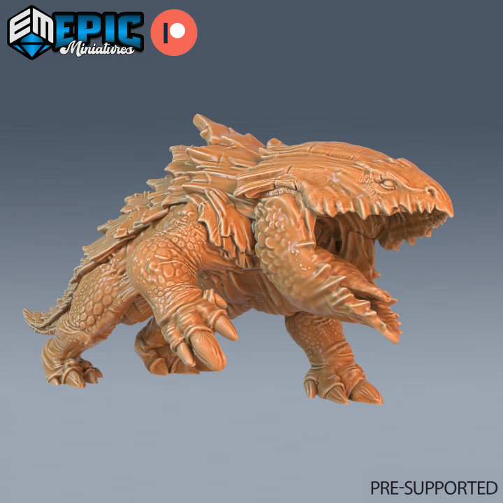 3D Printable Landshark & Bulette Team Attacking / Magical Beast / Guard ...
