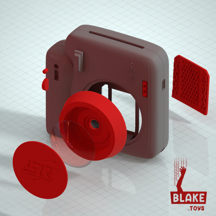 3D Printable Honkai Star Rail - March 7th Camera by blake.toys