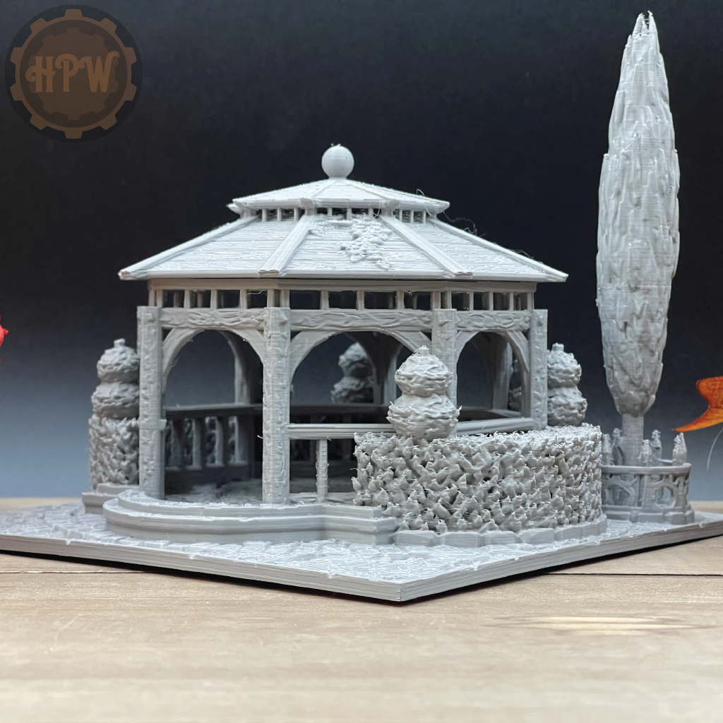 3D Printable Gazebo - Medieval Town Set by Adrian