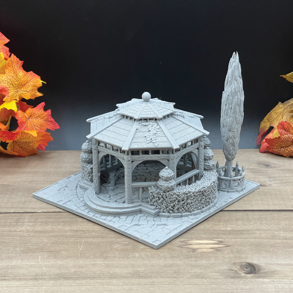 3D Printable Gazebo - Medieval Town Set by Adrian