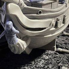 3D Printable The Old Helmsman ... pirate ship. by SKADI