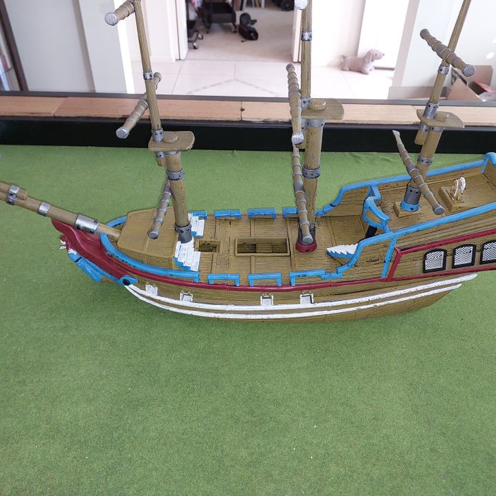 3D Print of The Old Helmsman ... pirate ship. by SkadiStudios