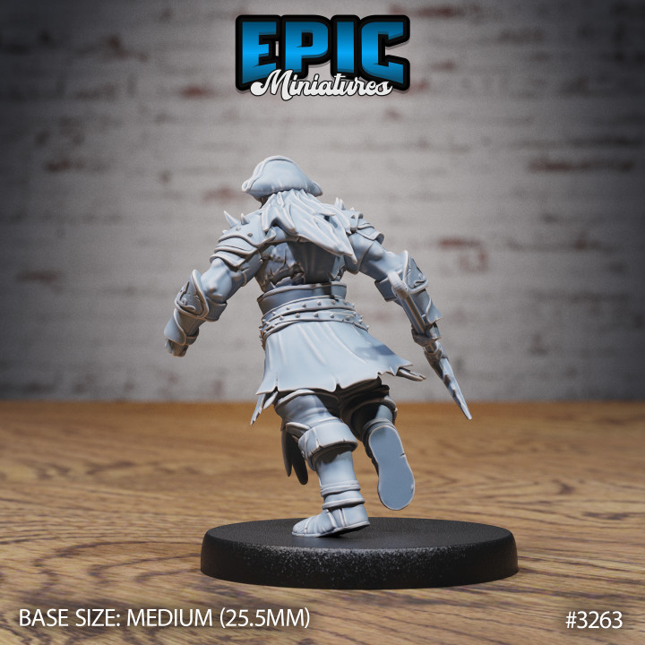 3D Printable Cursed Captain Set / Pirate Male / Undead Corsair / Sea ...