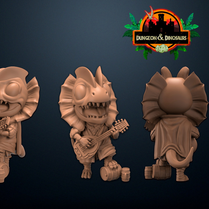 3D Printable Dungeon & DinosaurS - DINOSAURS CORE SET by Falcata 3d