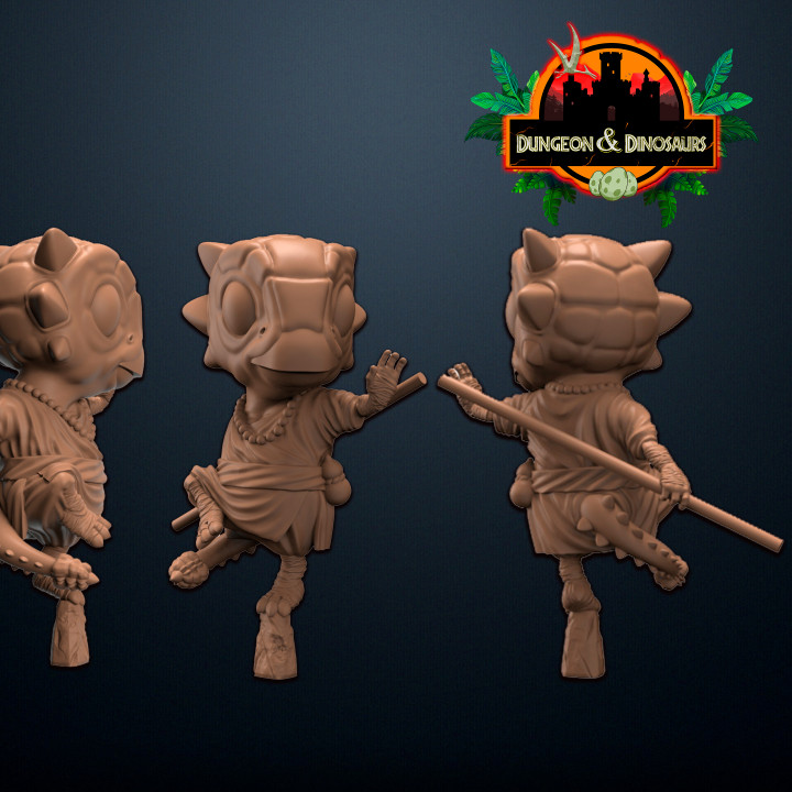 3D Printable Dungeon & DinosaurS - DINOSAURS CORE SET by Falcata 3d