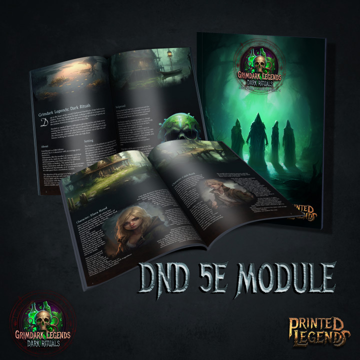 3D Printable Dark Rituals Full Bundle by Printed Legends