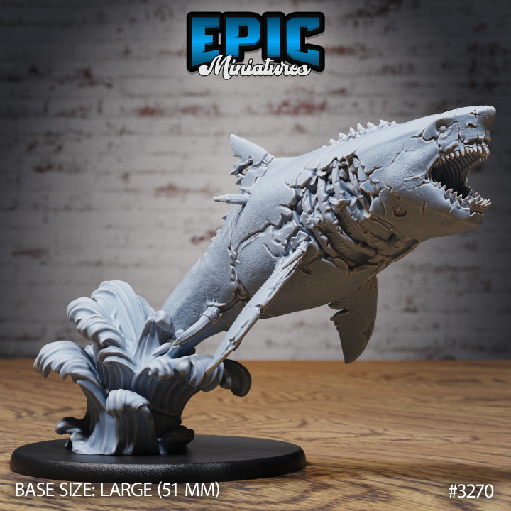 3D Printable Zombie Shark Set / Undead Water Predator / Evil Swimmer ...