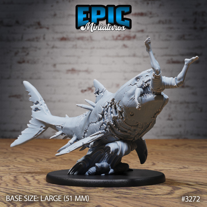 3D Printable Zombie Shark Set / Undead Water Predator / Evil Swimmer ...