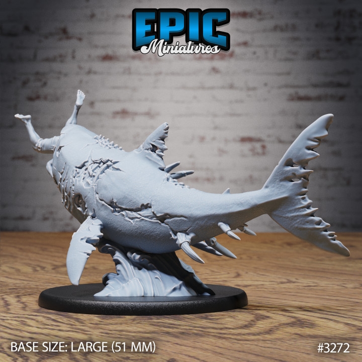 3D Printable Zombie Shark Set / Undead Water Predator / Evil Swimmer ...