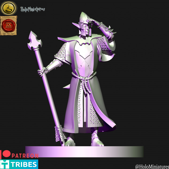 3D Printable Dark elves Bolt thrower (elf) by HoloMiniatures