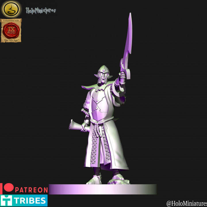 3D Printable Dark elves Bolt thrower (elf) by HoloMiniatures