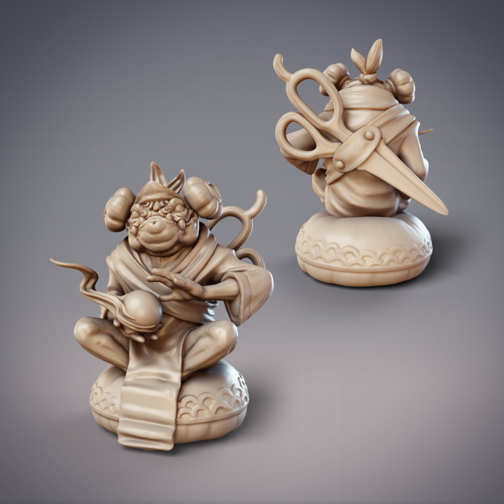 3D Printable Toad Ogre Mage - Ginchiyo, Hikiga Spirit Binder (Pre ...