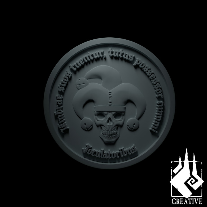 3D Printable Jesters Tails Coin Prop by Ember Smith Creative