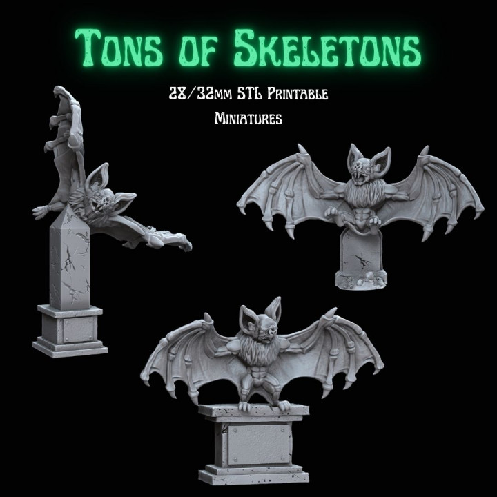 3D Printable Tons of Skeletons Pack by Apache-Studio