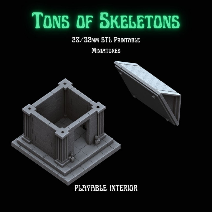 3D Printable Tons of Skeletons Pack by Apache-Studio