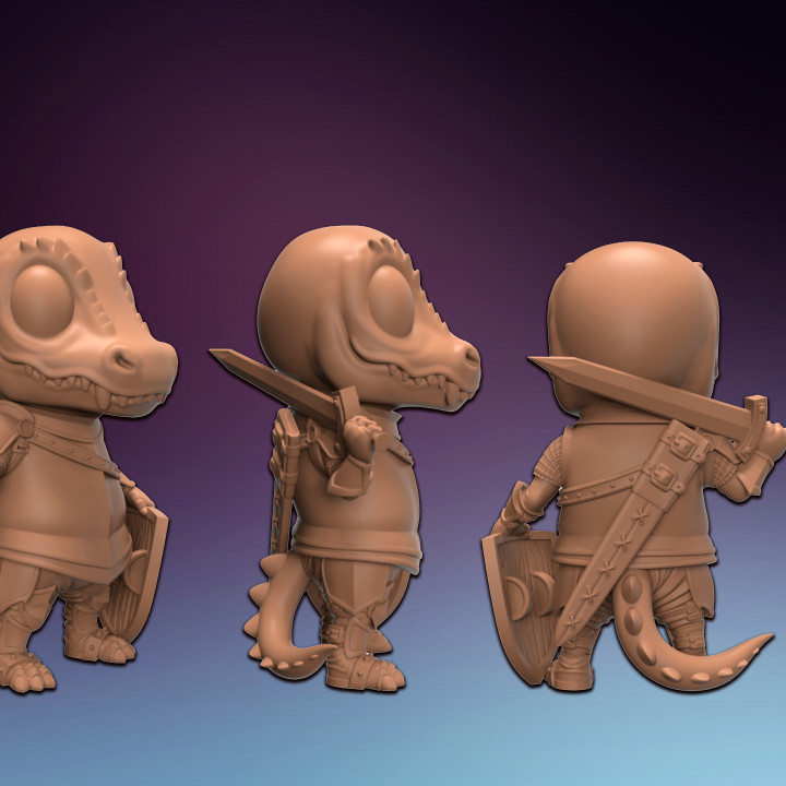 3D Printable KNIGHT T-Rex by Falcata 3d